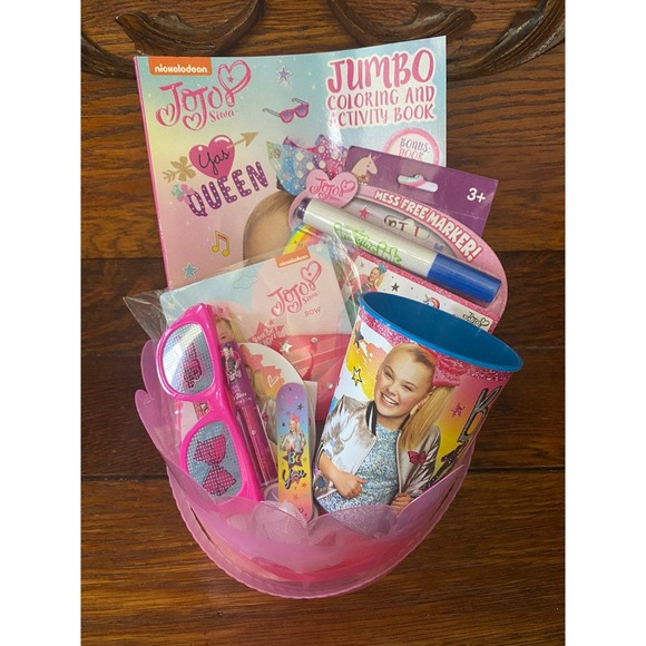 Handmade | Toys | Jojo Siwa Gift Basket Fillers Bows Rainbow Skirt ...